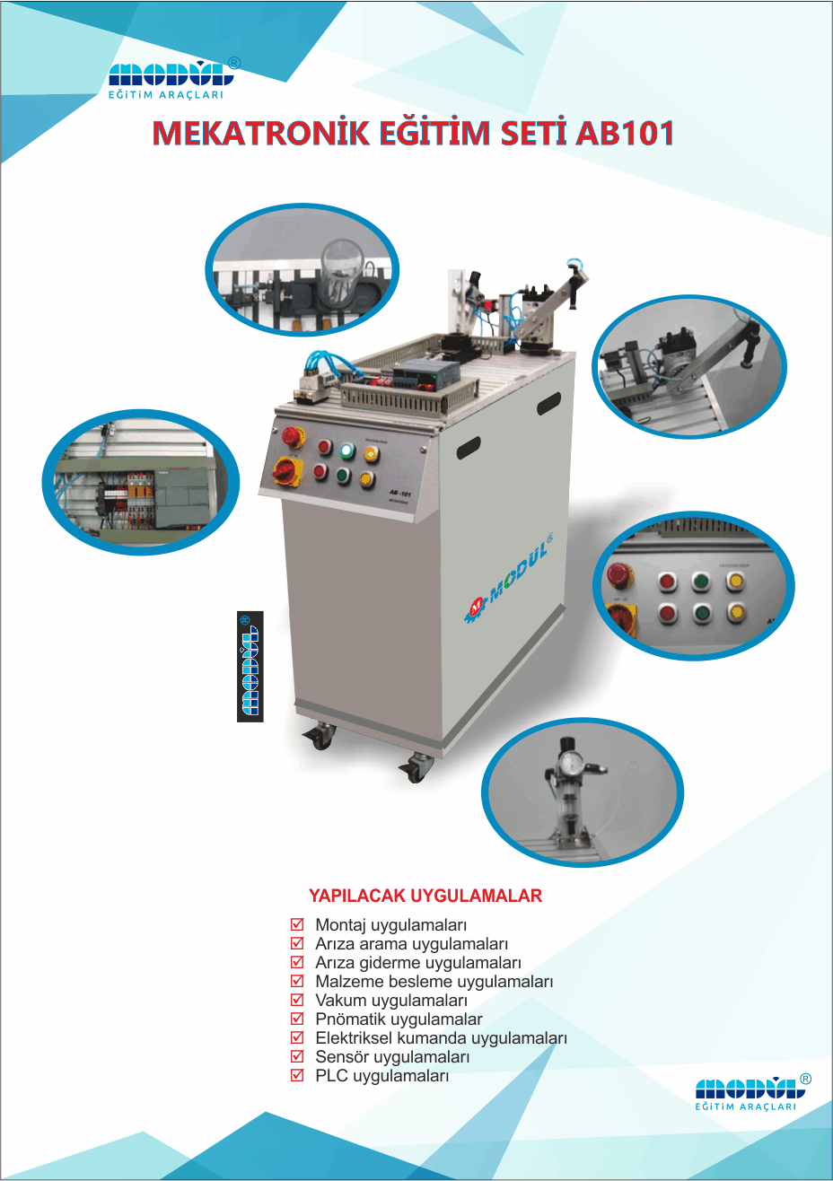 AB101 MEKATRONİK EĞİTİM SETİ | Modül Teknik Kurumsal
