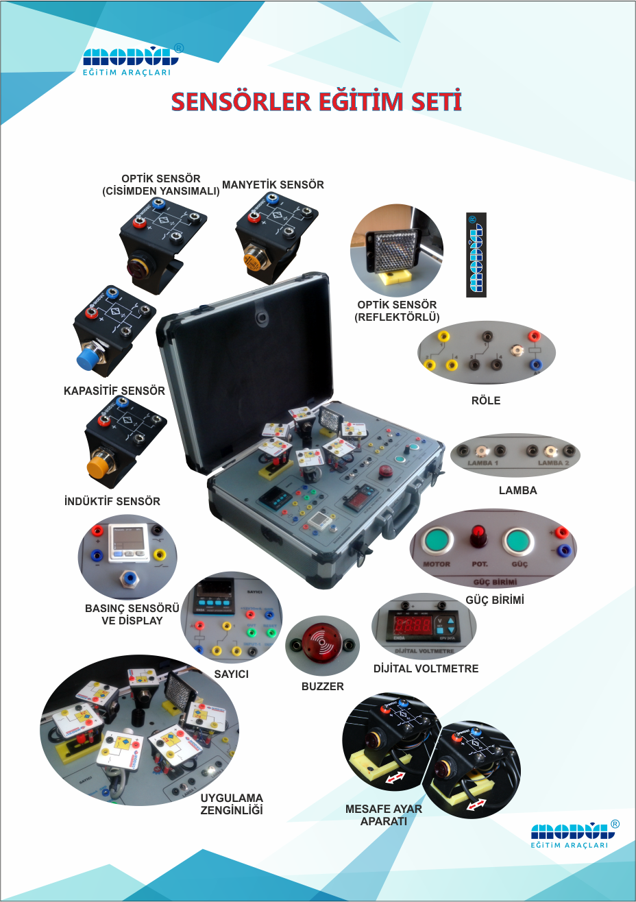 SENSÖRLER EĞİTİM SETİ | Modül Teknik Kurumsal
