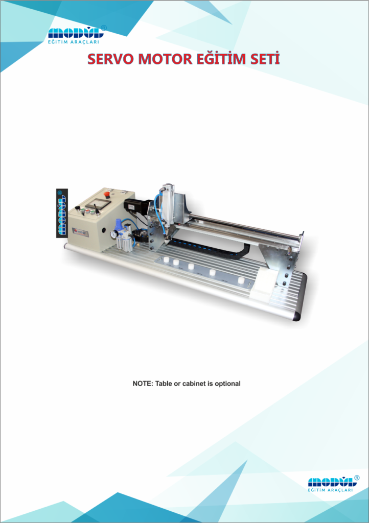 SERVO MOTOR EĞİTİM SETİ | Modül Teknik Kurumsal
